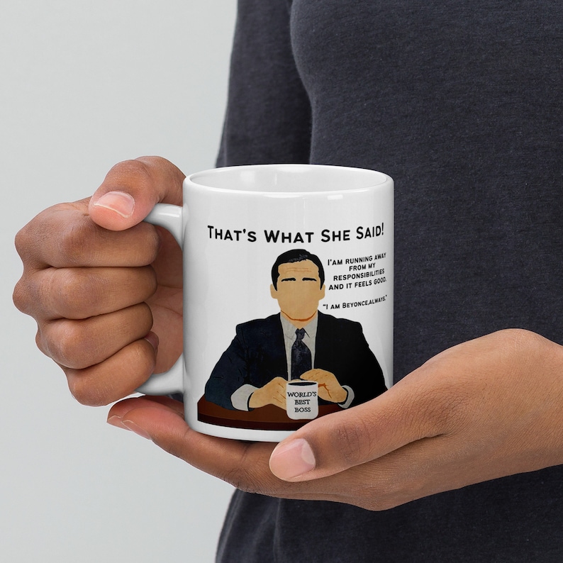 Michael Scott Mug the Office TV Show the Office Mug Michael - Etsy
