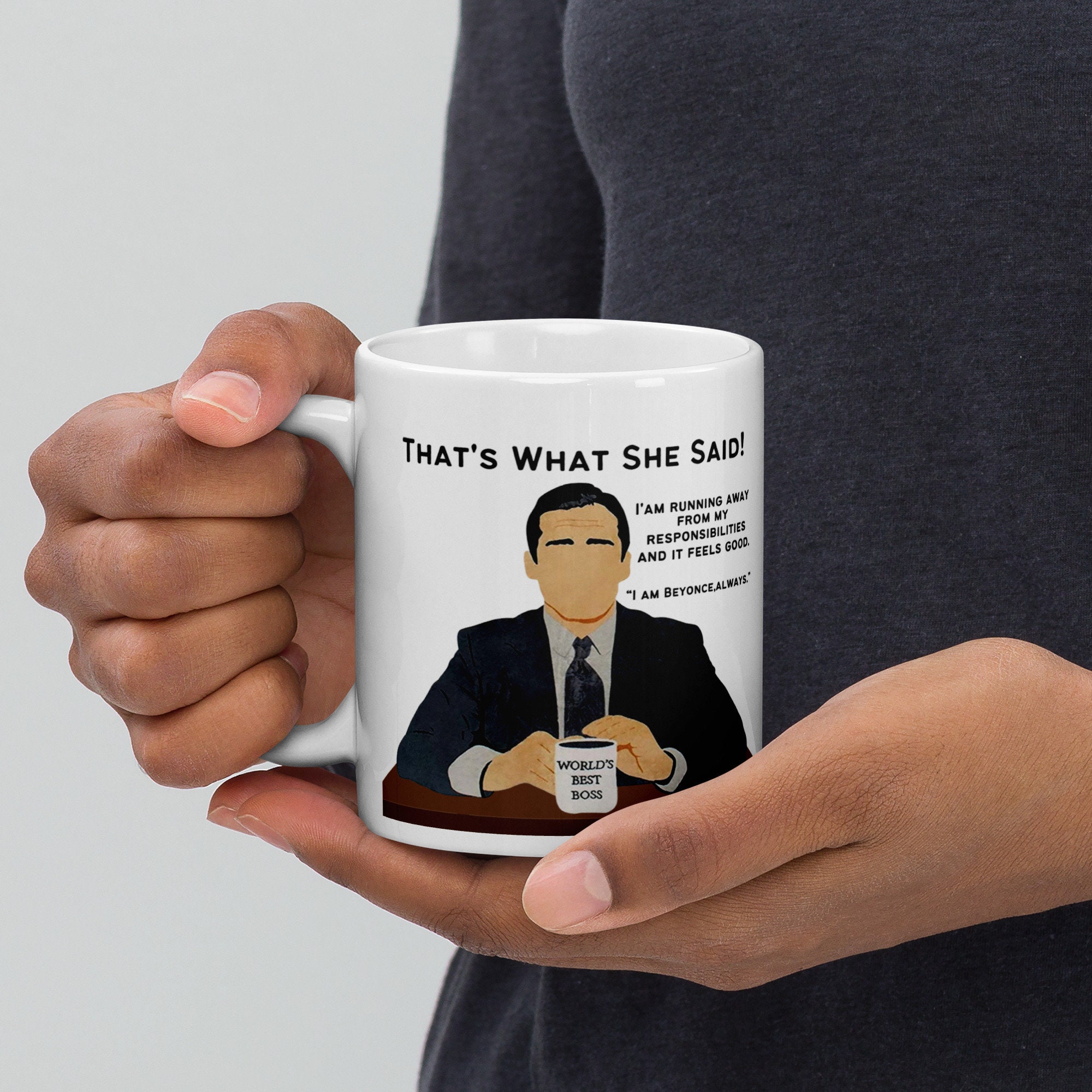 Michael Scott Mug the Office TV Show the Office Mug Michael - Etsy