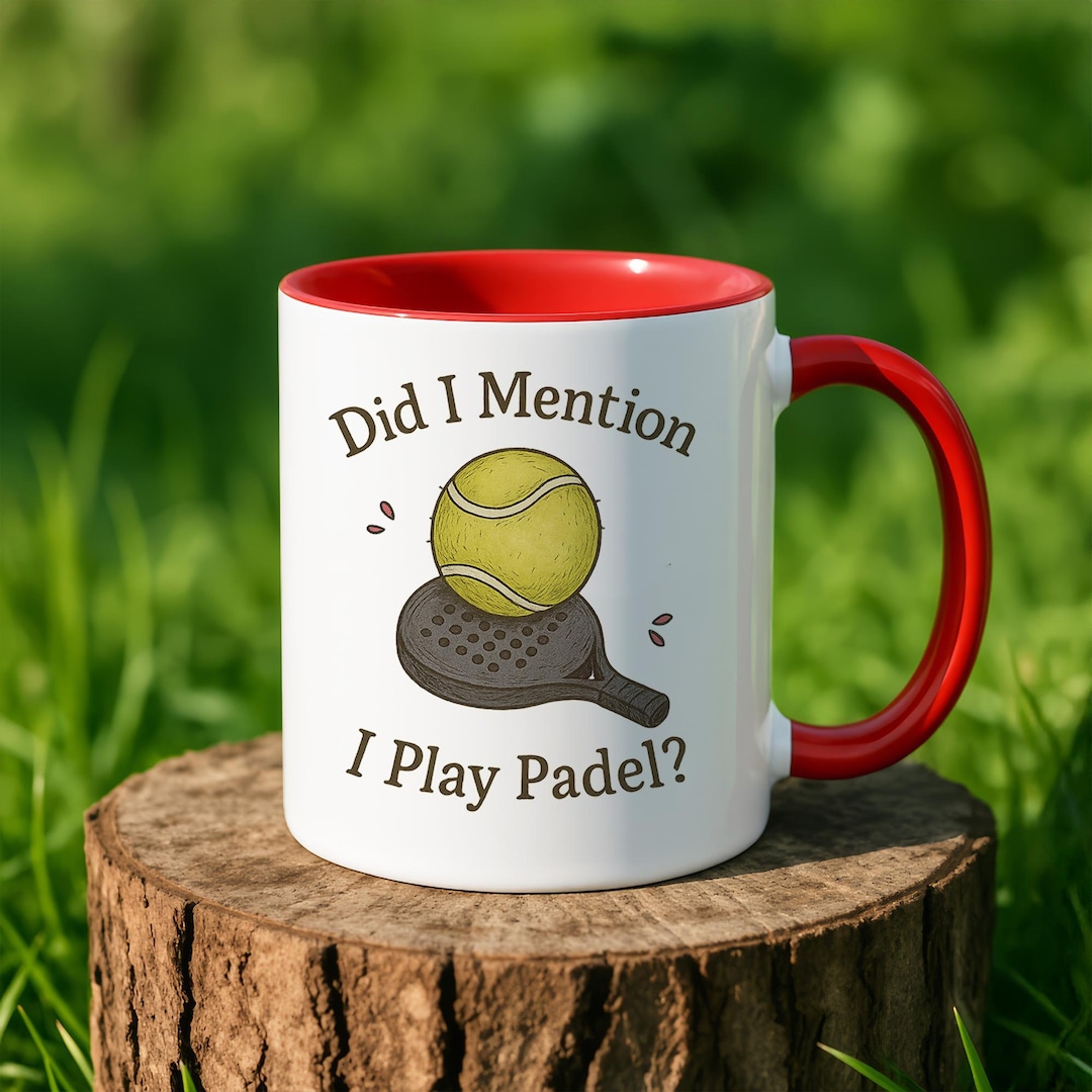 Funny Padel Mug – Fathers Day Presents, Novelty Presents, Paddle Tennis ...