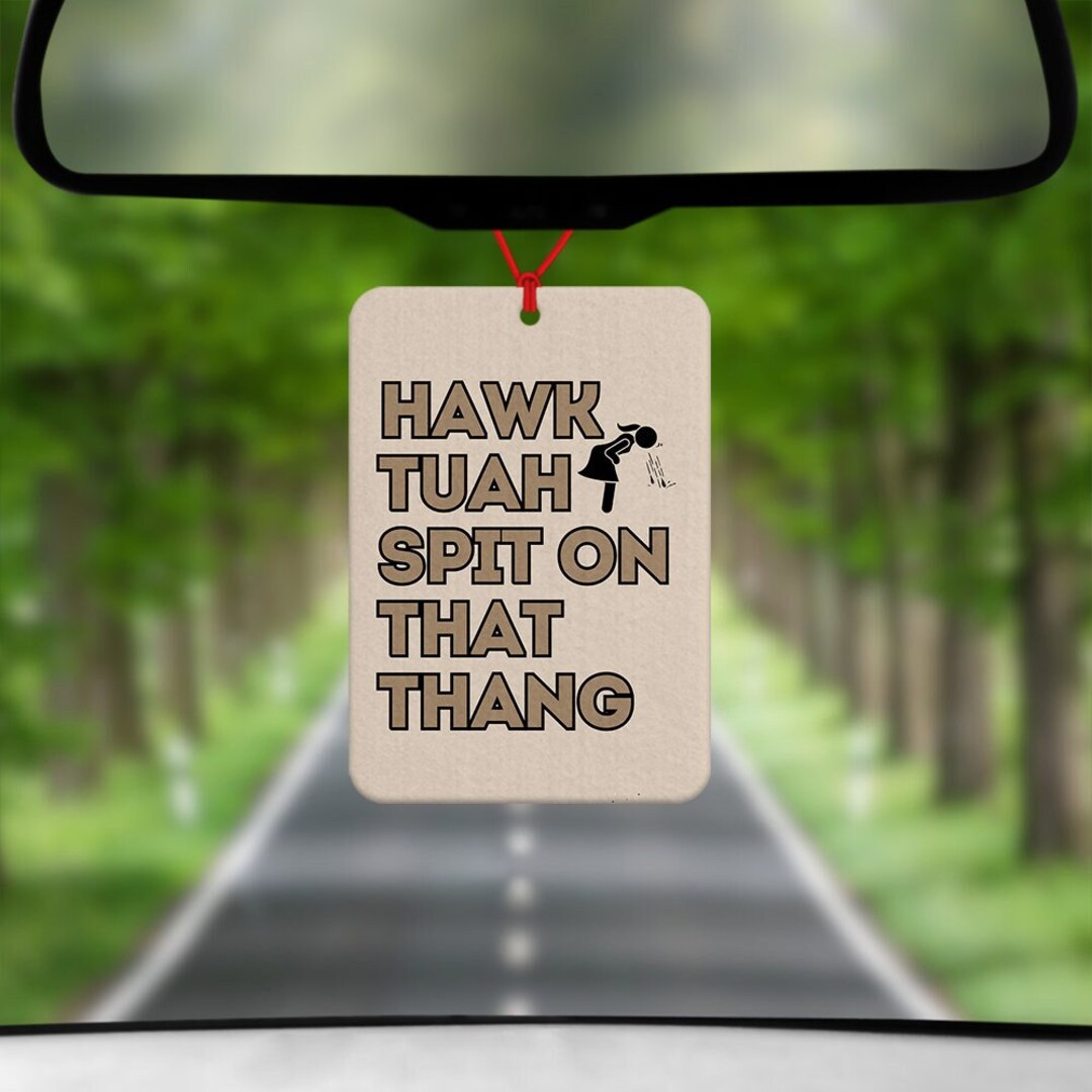 Hawk Tuah Girl Car Air Freshener, Funny Car Freshener, Best Friend Gift ...