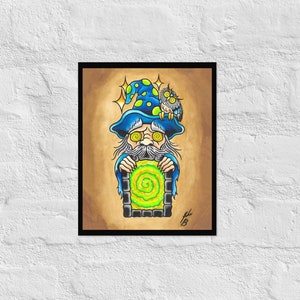 Weird Wizard Art Print - Etsy
