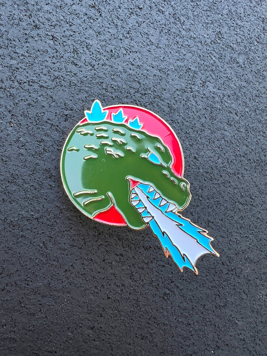 Godzilla King of Monsters Enamel Pin - Etsy