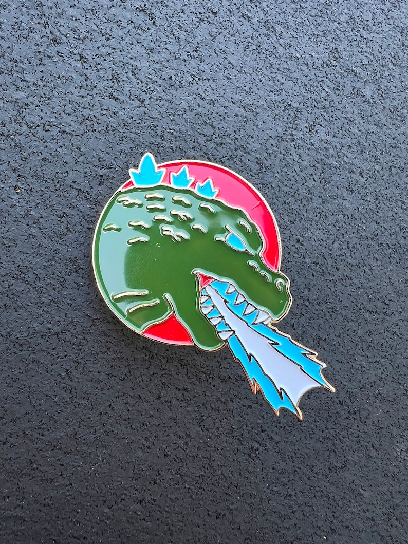 Godzilla King of Monsters Enamel Pin - Etsy