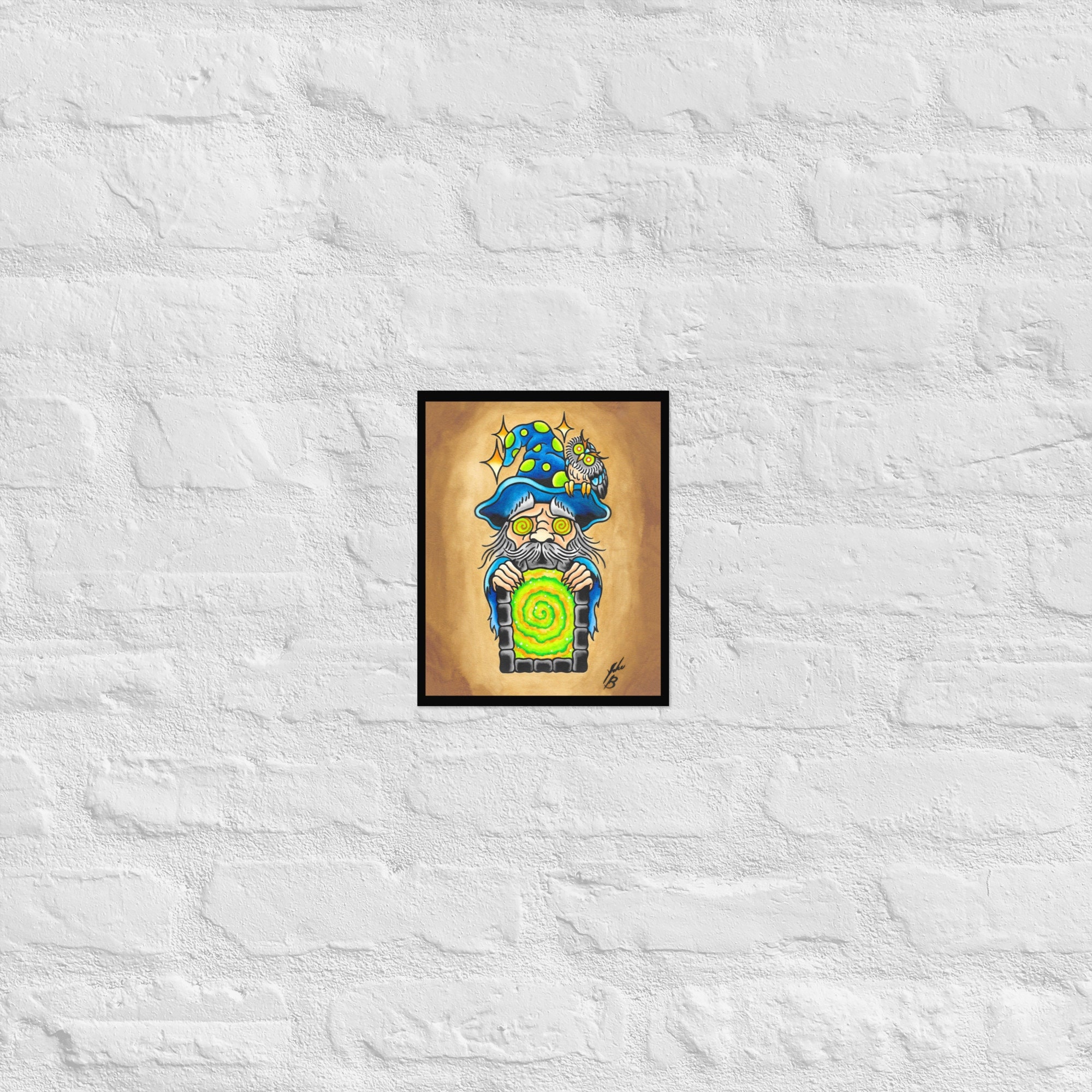 Weird Wizard Art Print - Etsy