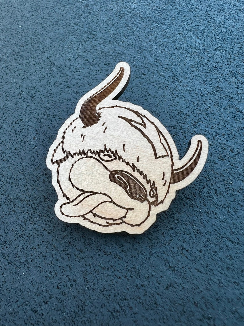 Appa Flying Bison Avatar the Last Airbender Wooden Laser Engraved Pin - Etsy