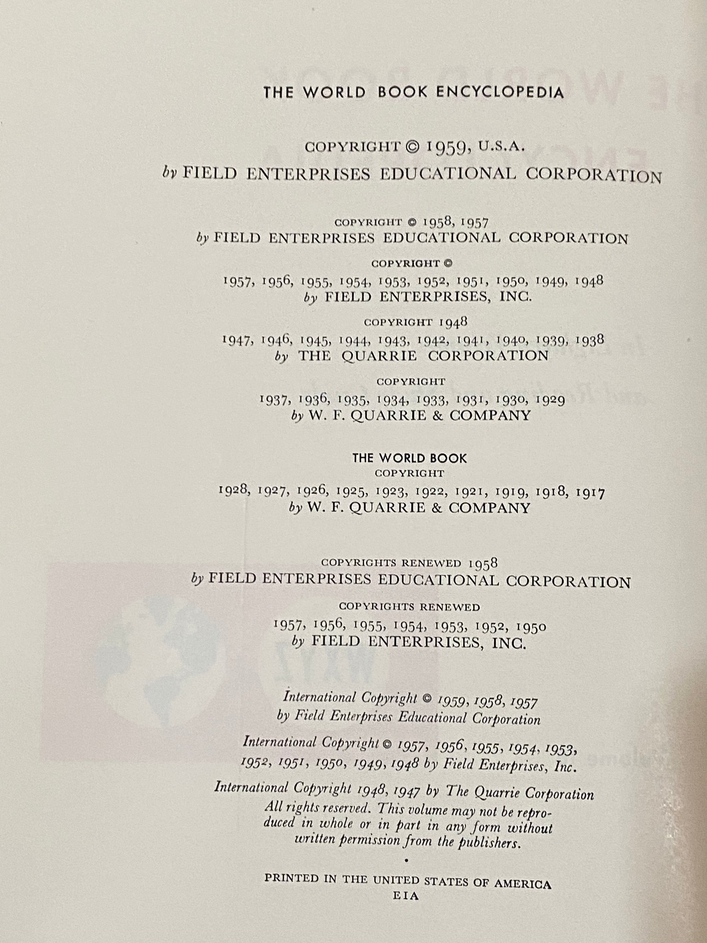 The World Book Encyclopedia Set of 19 Books - Etsy