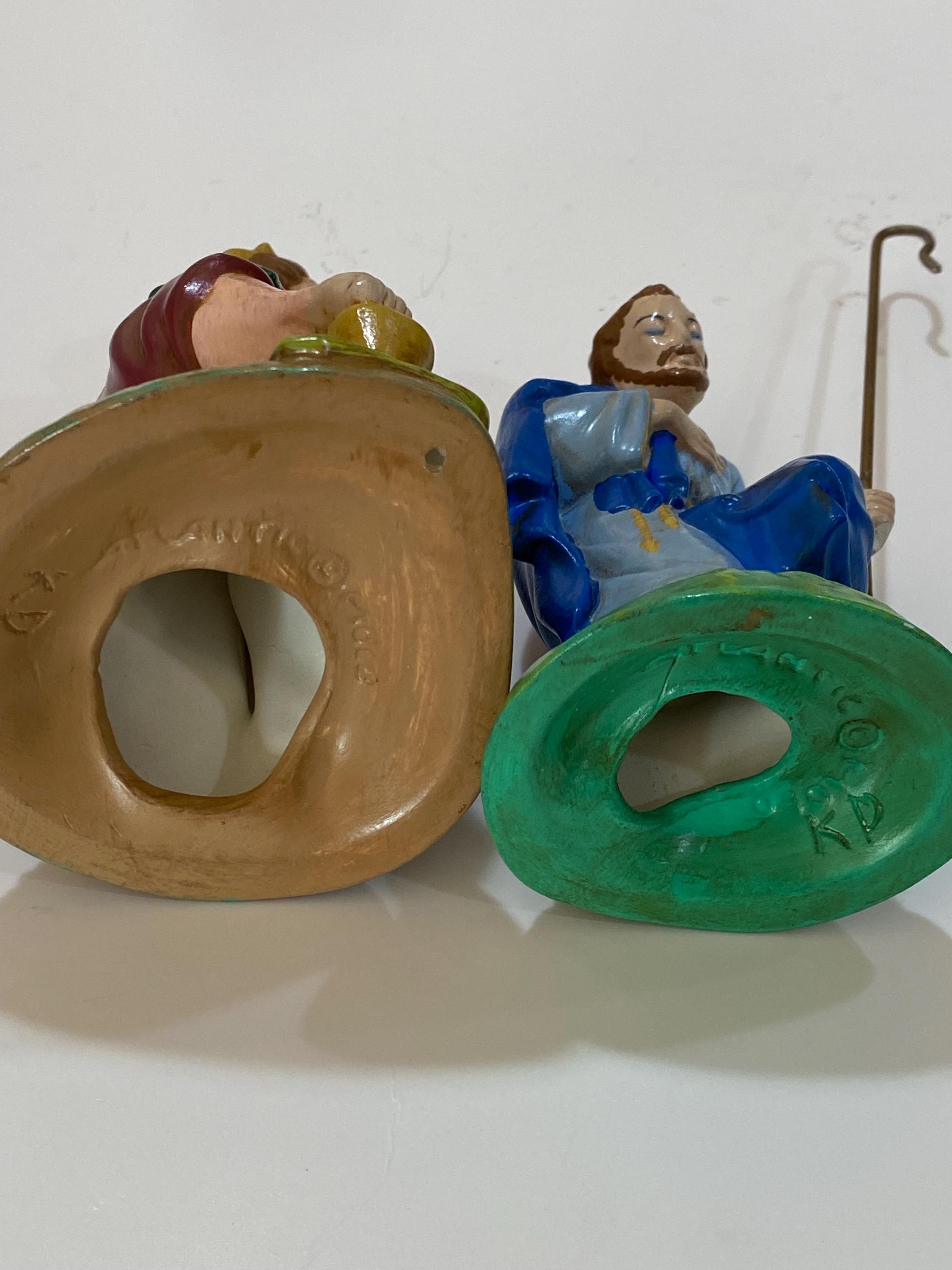 Atlantic Mold Nativity Set, Hand Painted Nativity Figurines - Etsy