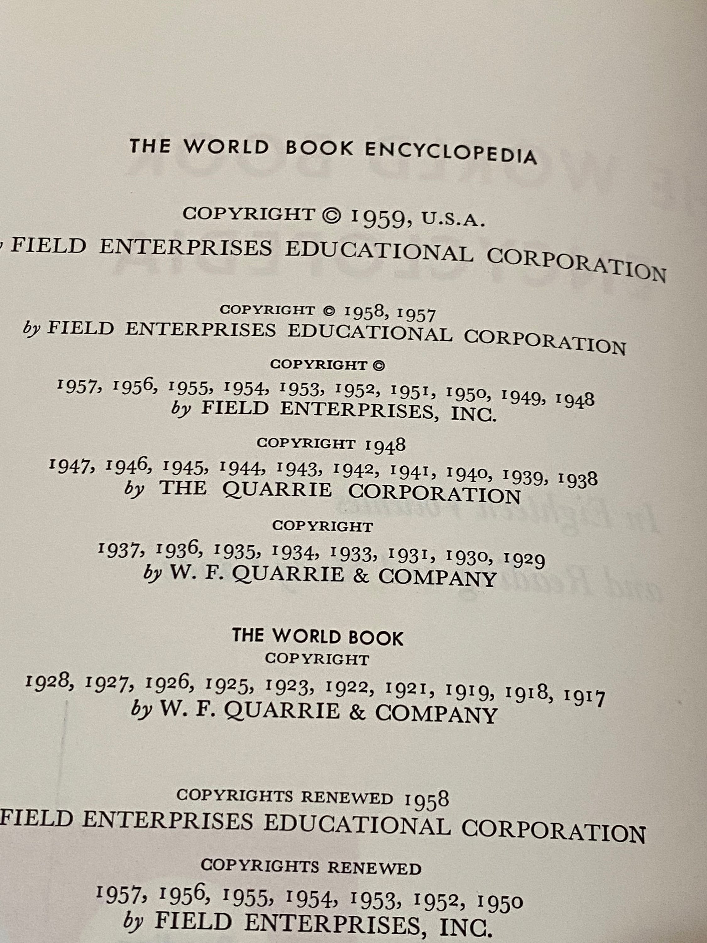 The World Book Encyclopedia Set of 19 Books - Etsy