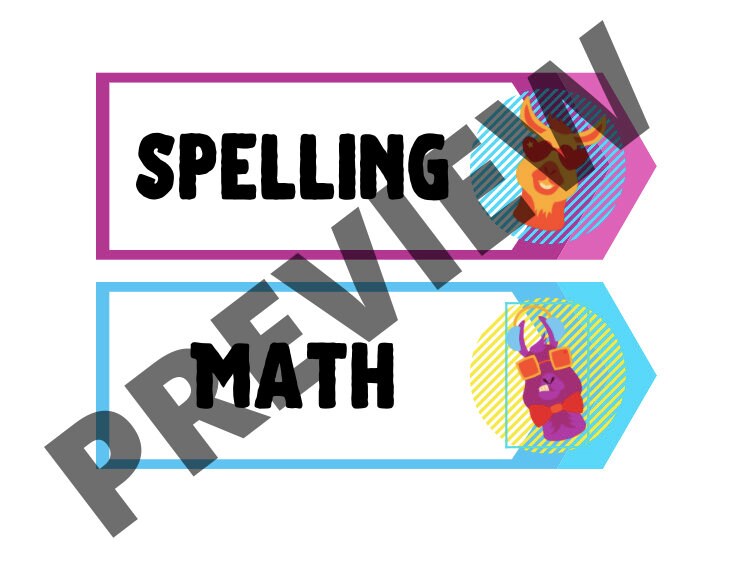 Back to School Classroom Decor Printable Bulletin Board Llama Decor ...