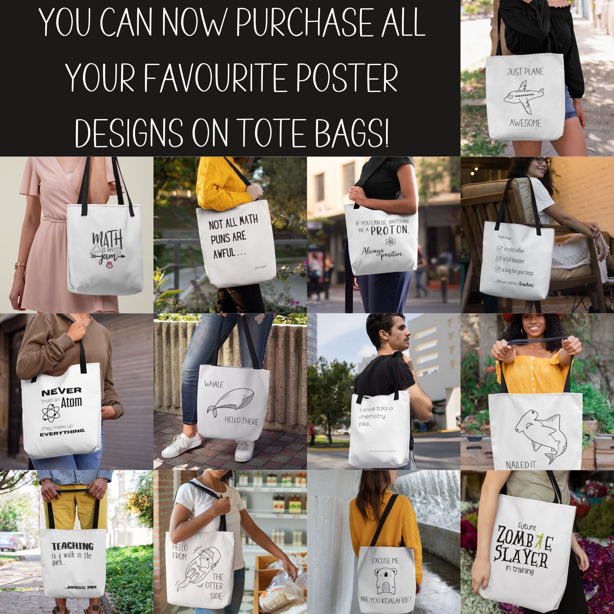 Punny Classroom Decor Back to School | Home Decor Animal Posters | Kids ...