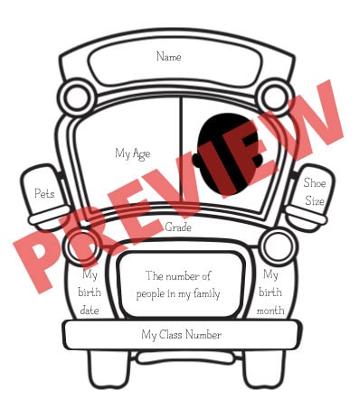 Back to School Activity Teacher Printable First Day of - Etsy