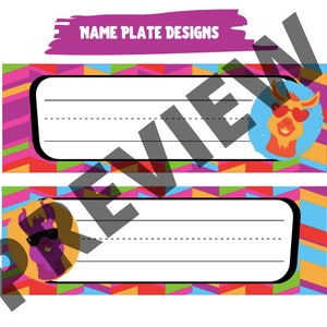 Back to School Classroom Decor Printable | Bulletin Board Llama Decor ...