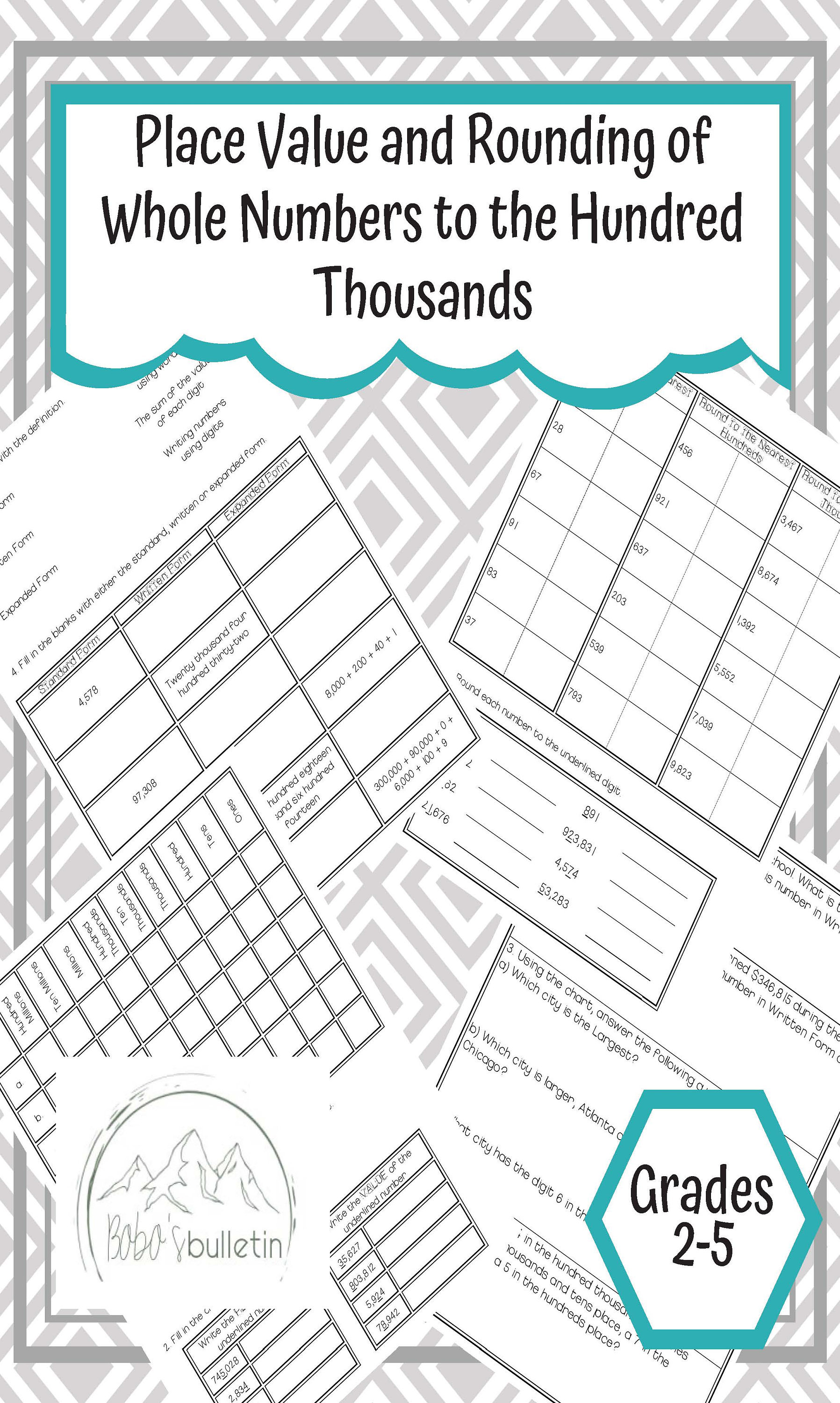 Math Worksheet, Homeschool Printable Place Value Worksheet | Math ...