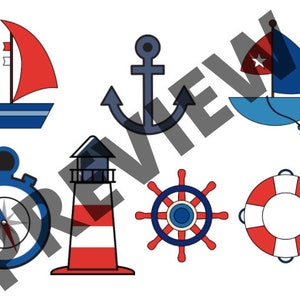 Back to School Classroom Decor Printable | Bulletin Board Nautical ...