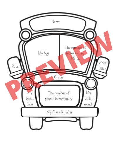 Back to School Activity Teacher Printable First Day of - Etsy