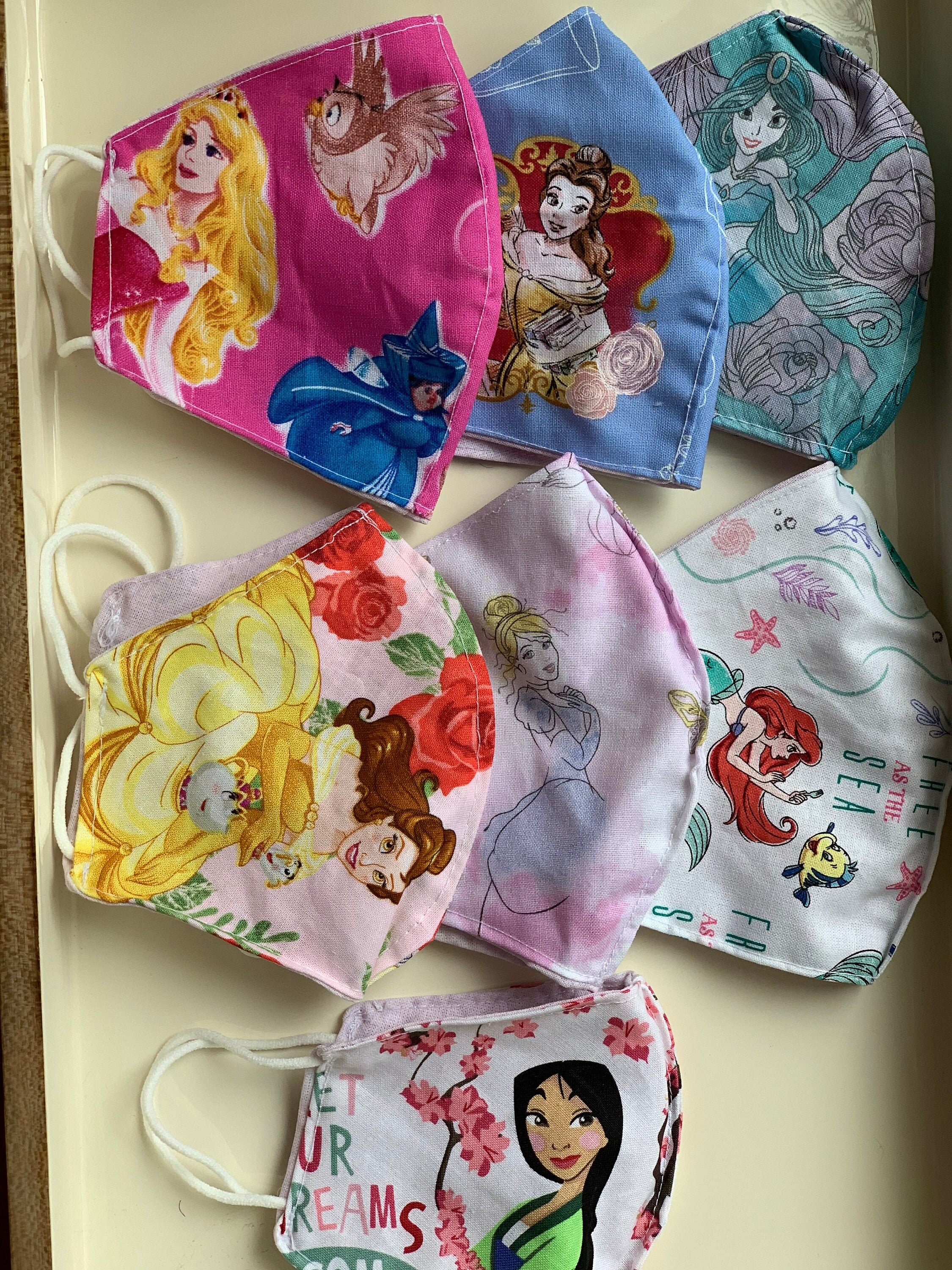 Disney Princess Inspired Face Mask | Etsy