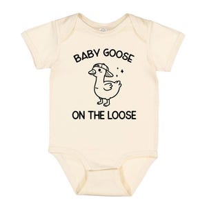 Baby Goose on the Loose Baby Infant Bodysuit, Cute New Baby Gift, Funny ...