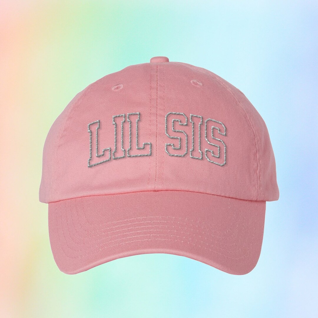 Lil Sis Youth Embroidered Hat, Kids Hat, Little Sister Hat, Little Sis ...
