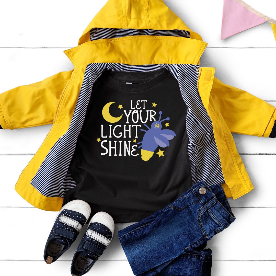 Let Your Light Shine Toddler & Kids Youth T-shirt, Kids Bug Shirts ...