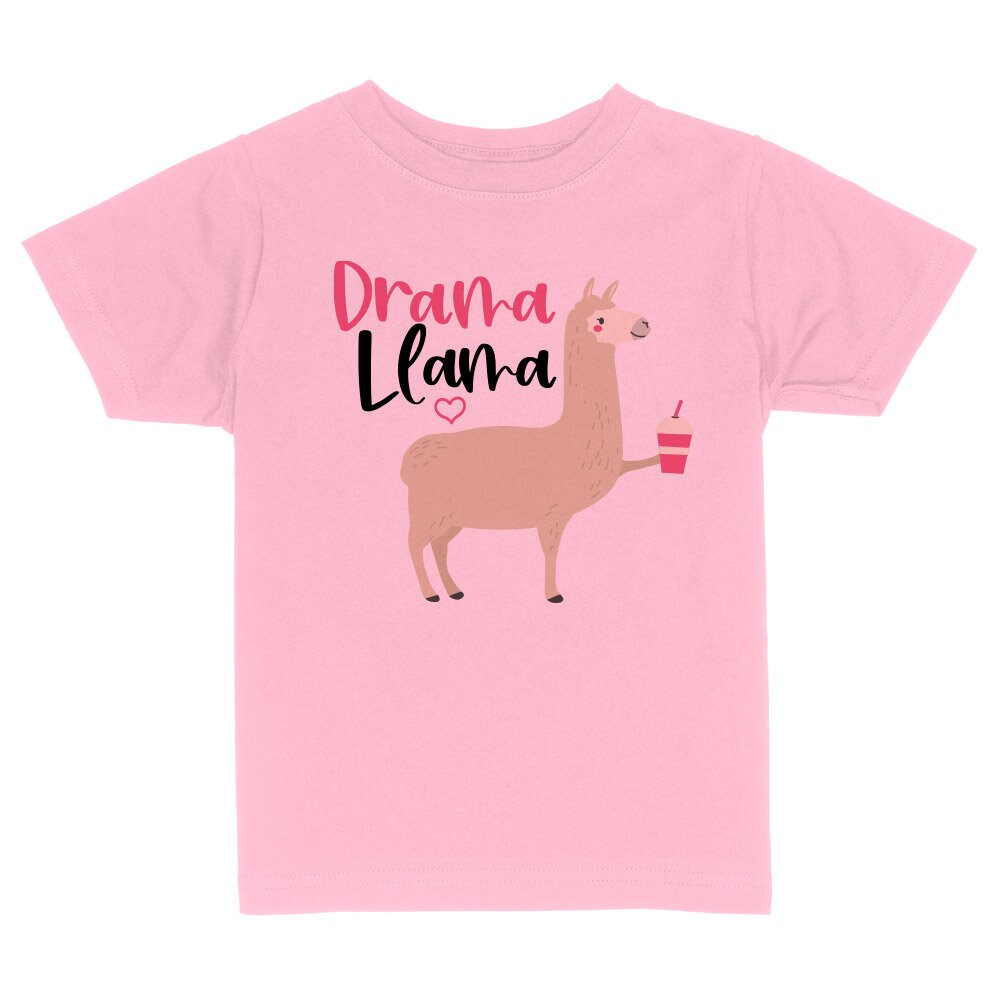 Mama Llama Drama Llama Pink Mommy and Me Matching Shirts - Etsy