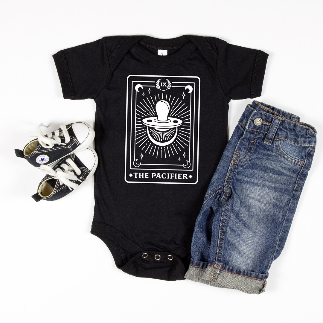 The Pacifier Tarot Card Baby Bodysuit, Infant Bodysuit, Cute Tarot Card ...