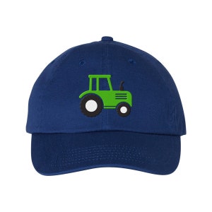 Tractor Youth Embroidered Hat, Kids Hat, Cute Tractor Hat, Love ...