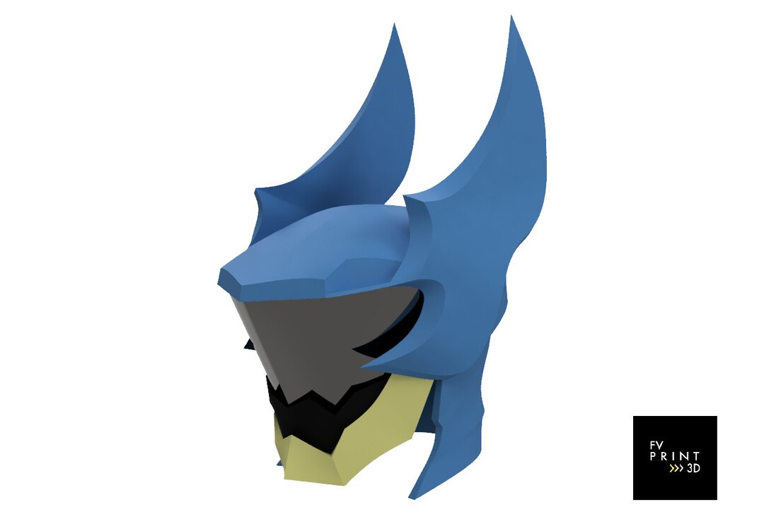 Ventus Armor Helmet - Kingdom Hearts - Costume Cosplay - STL to Print ...
