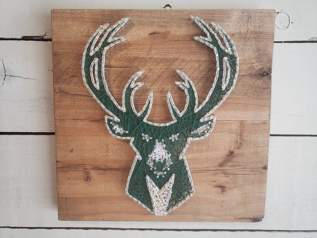 Milwaukee Bucks NBA String Art - Etsy