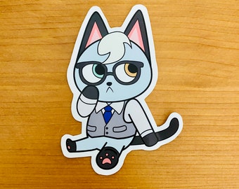 Raymond Animal Crossing Vinyl Sticker / New Horizons / ACNH / - Etsy