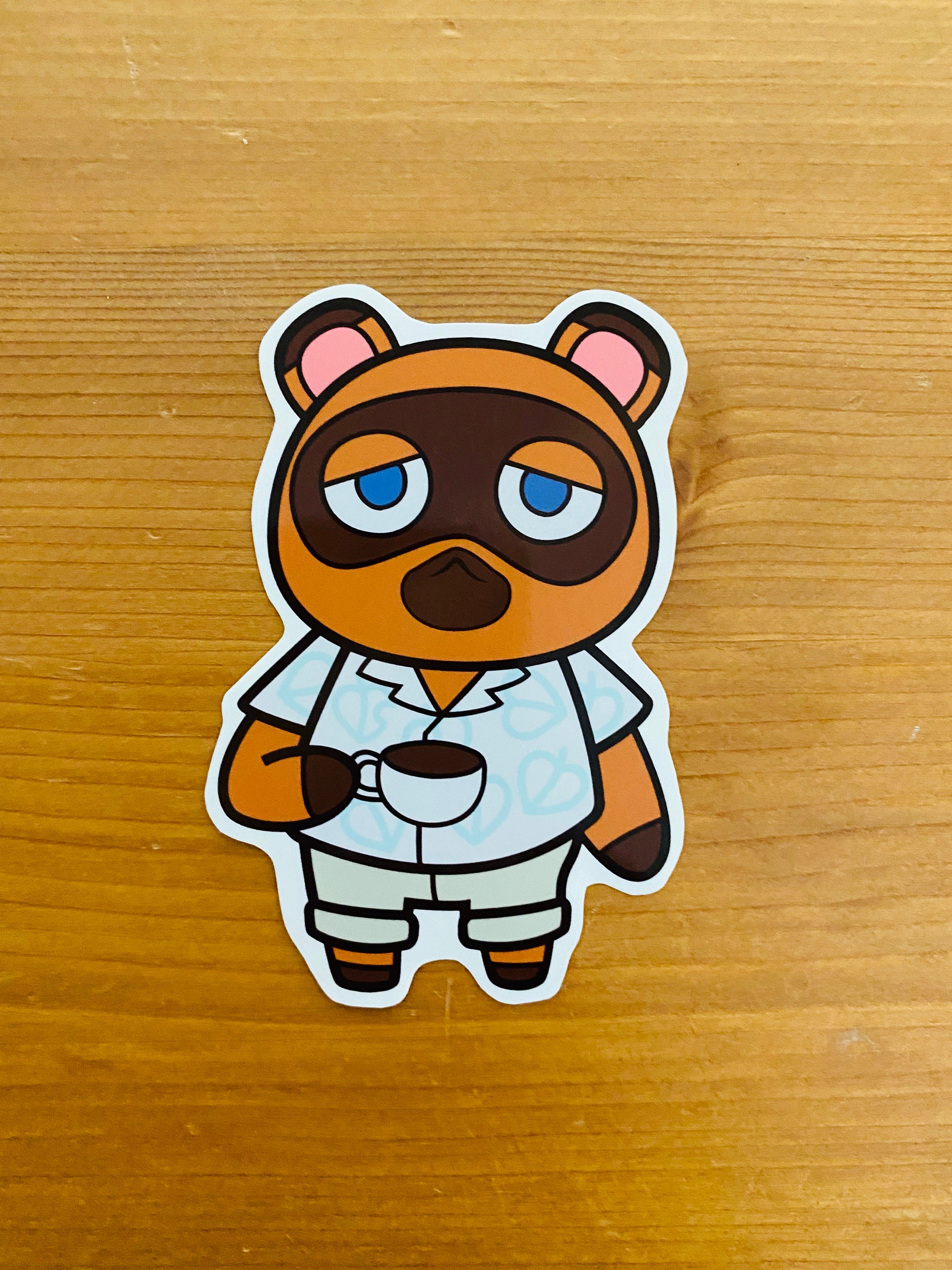 Tom Nook Vinyl Waterproof Sticker - Etsy