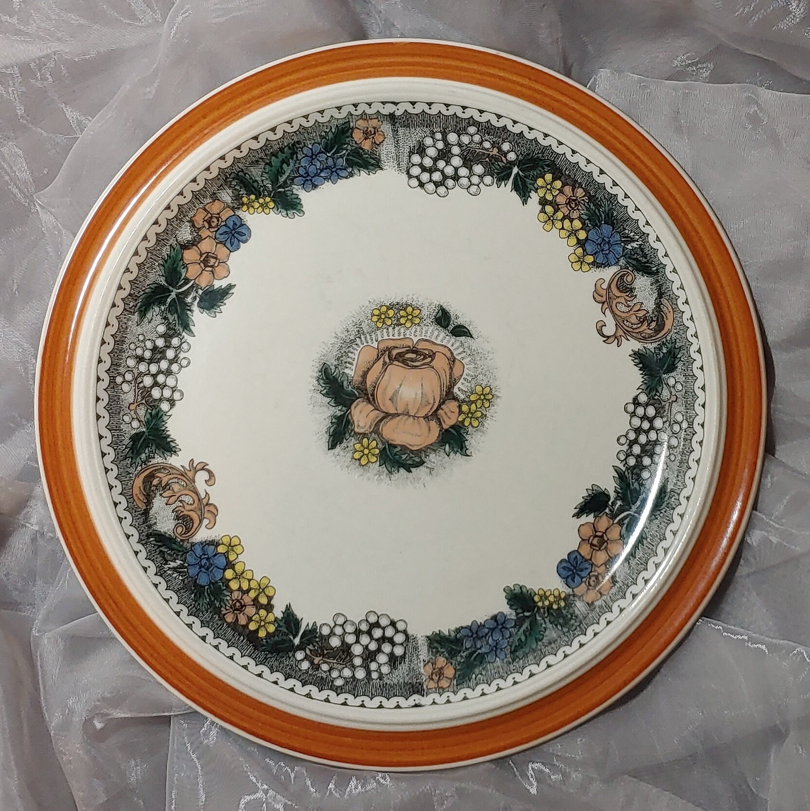 4 Vintage Goebel Plates 1972-1976 Goebel Country Burgund - Etsy