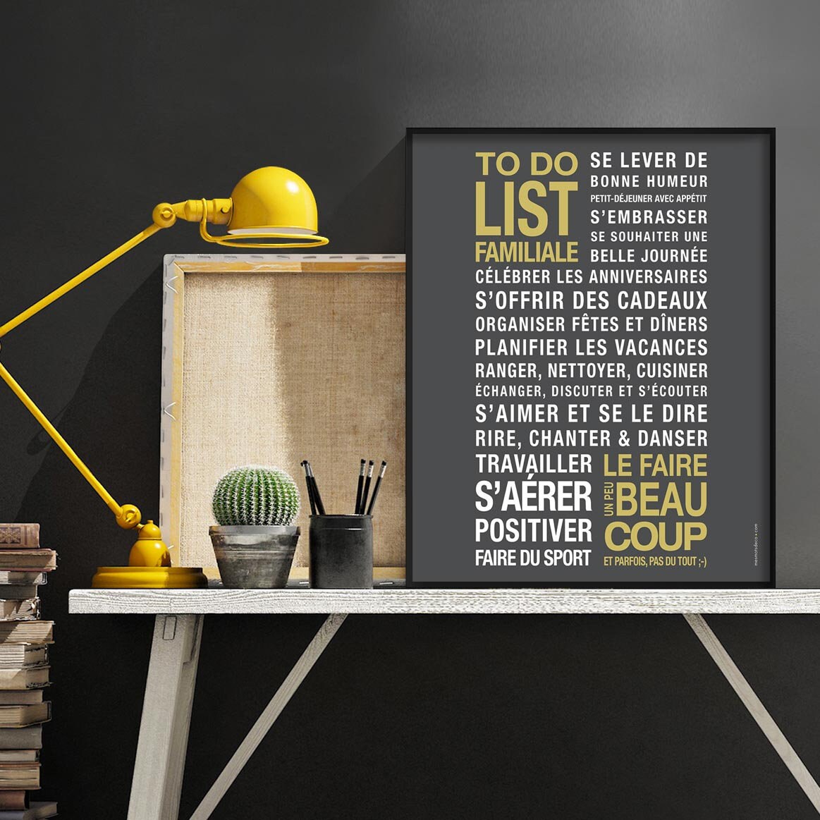 Decorative Poster to Do List of the Family - Etsy