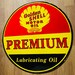 Golden Shell Premium Lubricating Oil Advertising Antique Vintage ...