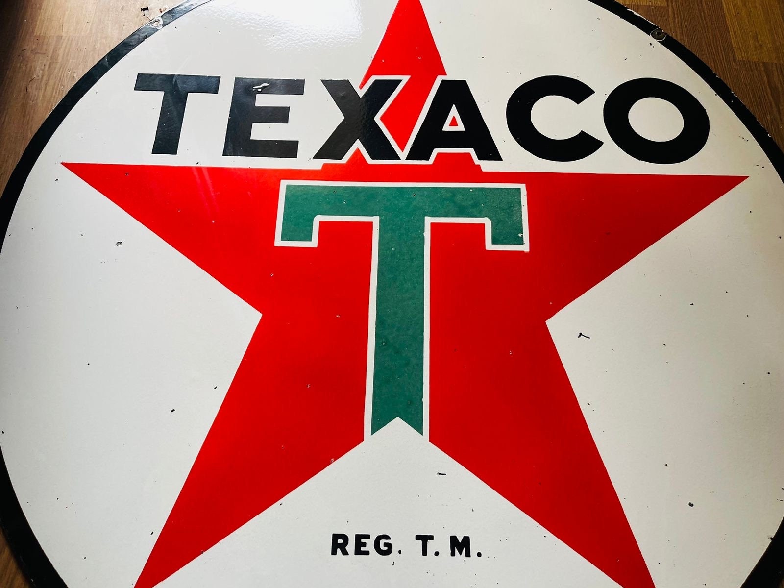 Double Sided Texaco Vintage Antique Porcelain Advertising - Etsy