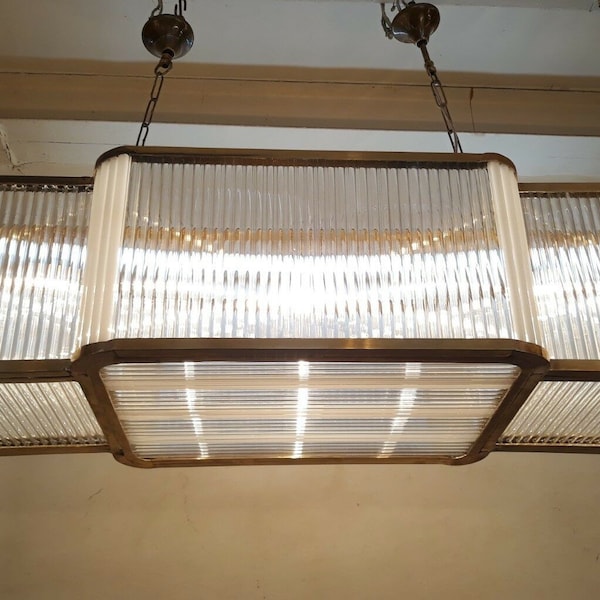 Art Deco Light Fixture - Etsy