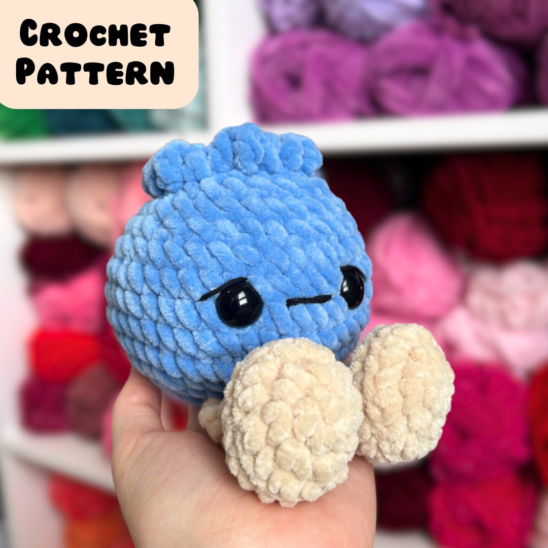PATTERN ONLY Blueberry With Legs Crochet Amigurumi English Pattern US ...