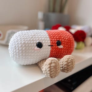 Piper the Pill Pal Crochet Amigurumi English Pattern US Terminology ...
