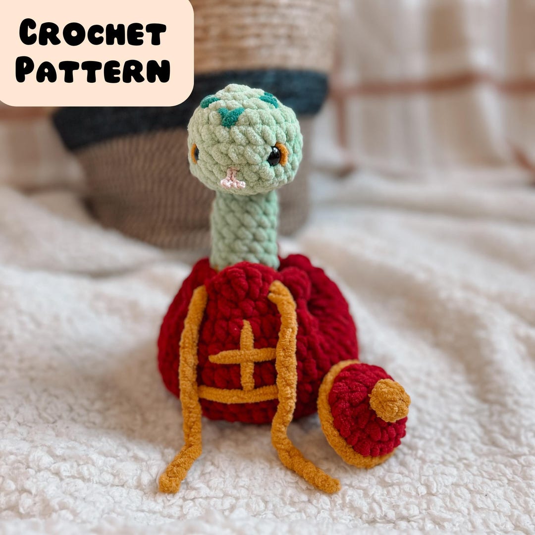 CROCHET PATTERN Year of the Snake | English Pattern Using US ...