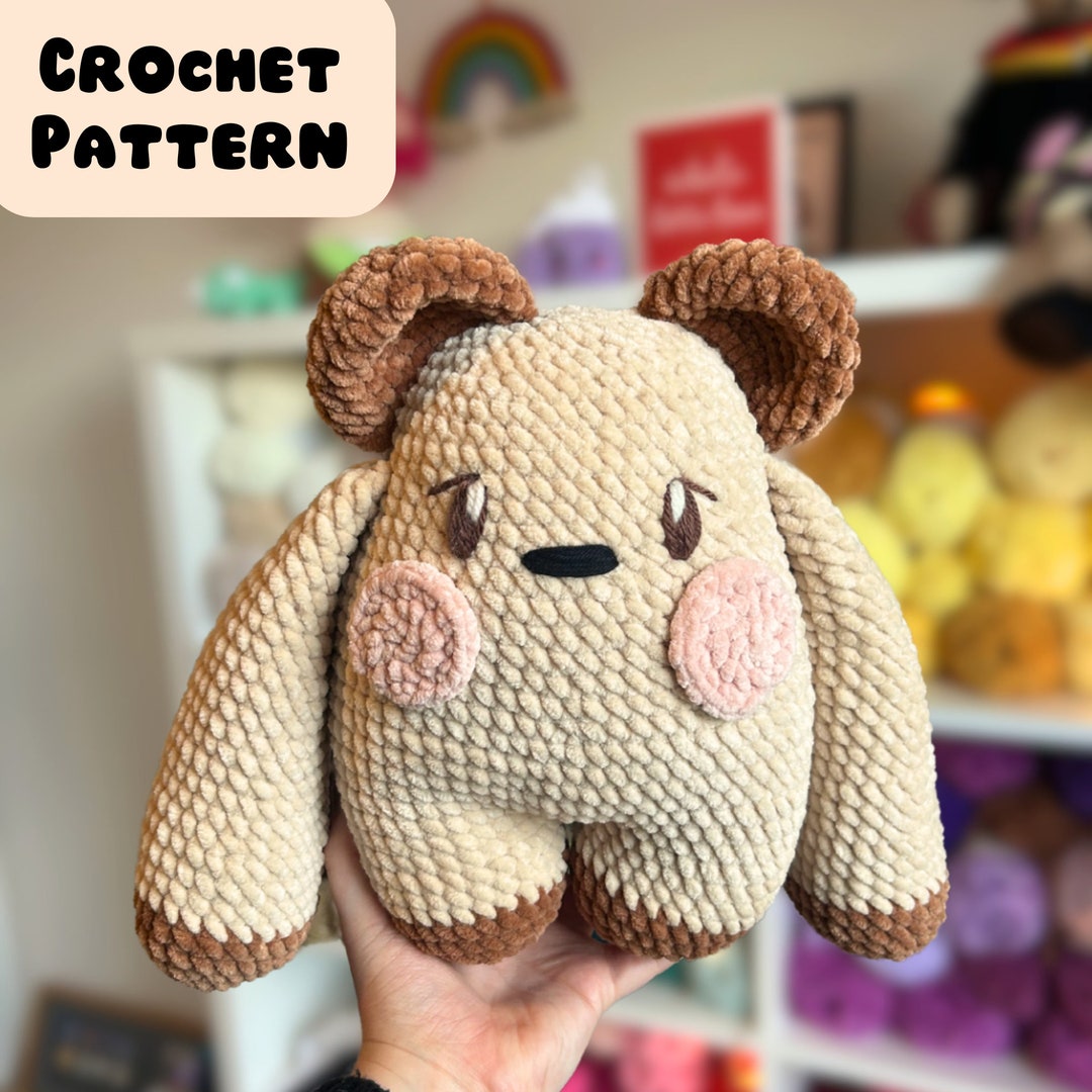 PATTERN ONLY Huggie Bear Crochet Amigurumi English Pattern US ...