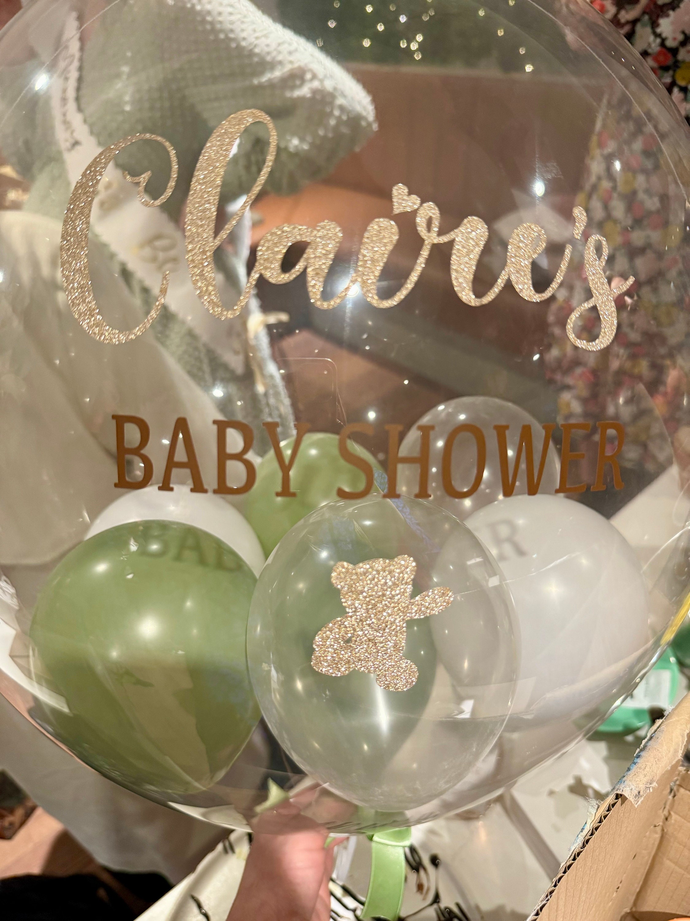 PERSONALISED Balloon Sticker | Party Decal | Birthday Vinyl Label ...