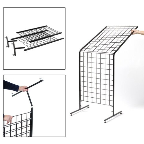 Framing Home & Hobby White Portable Folding Grid Display Panel with ...