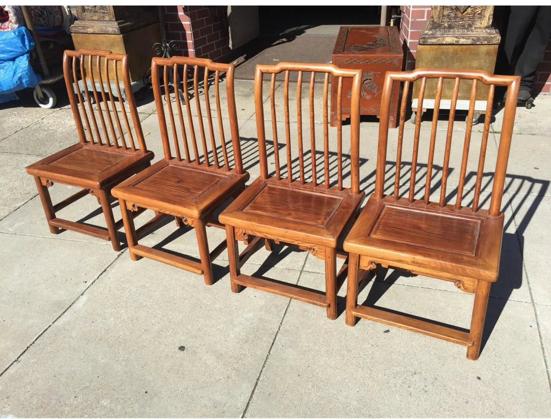 Vintage Asia Tea Table Chairs - Etsy