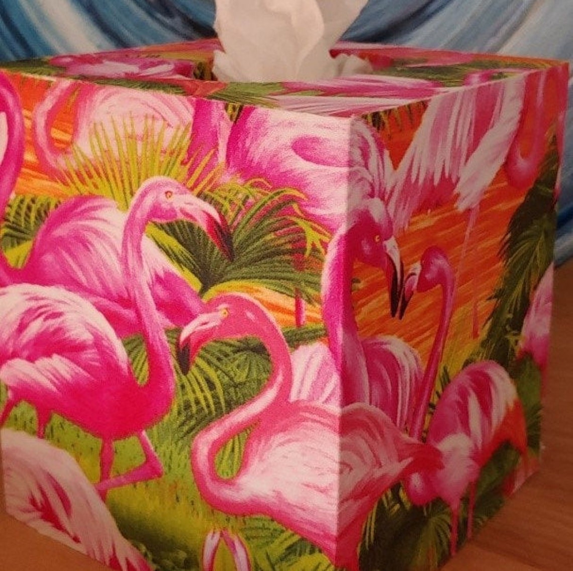 Flamingo Tissue Box Flamingo Decor Tropical Tissue Box - Etsy