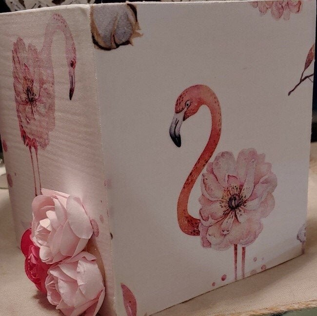 Dainty Flamingo Tissue Box Tissue Box Gifts for Her Box - Etsy