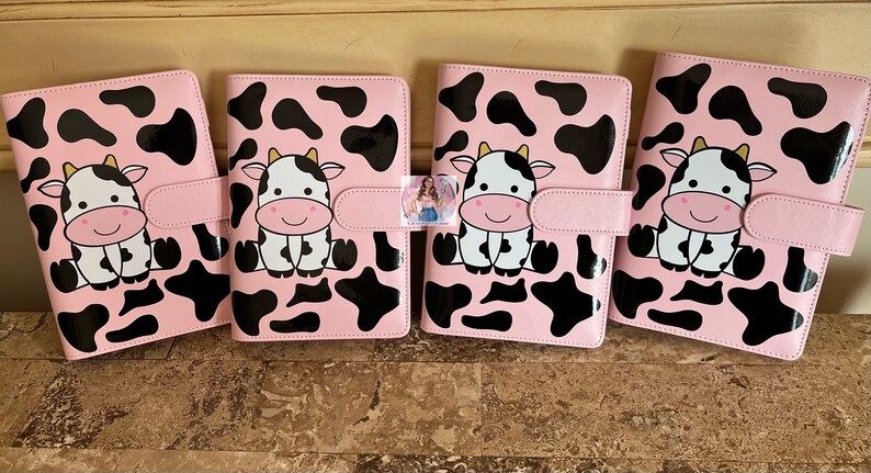 PINK Cow Budget Binder Cow Print Budget Binder Cow Pattern - Etsy
