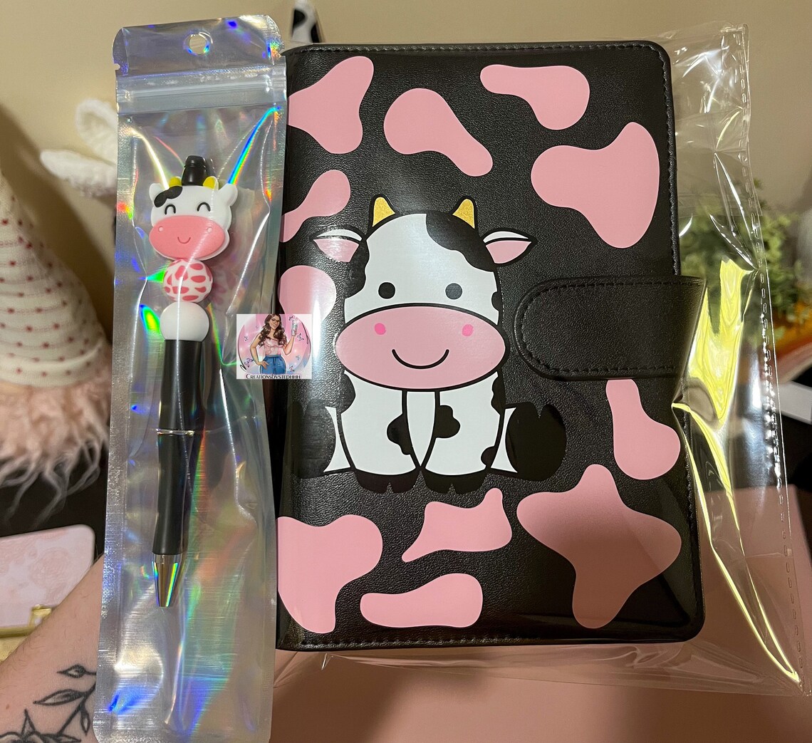 BLACK Cow Budget Binder Cow Print Budget Binder Cow - Etsy