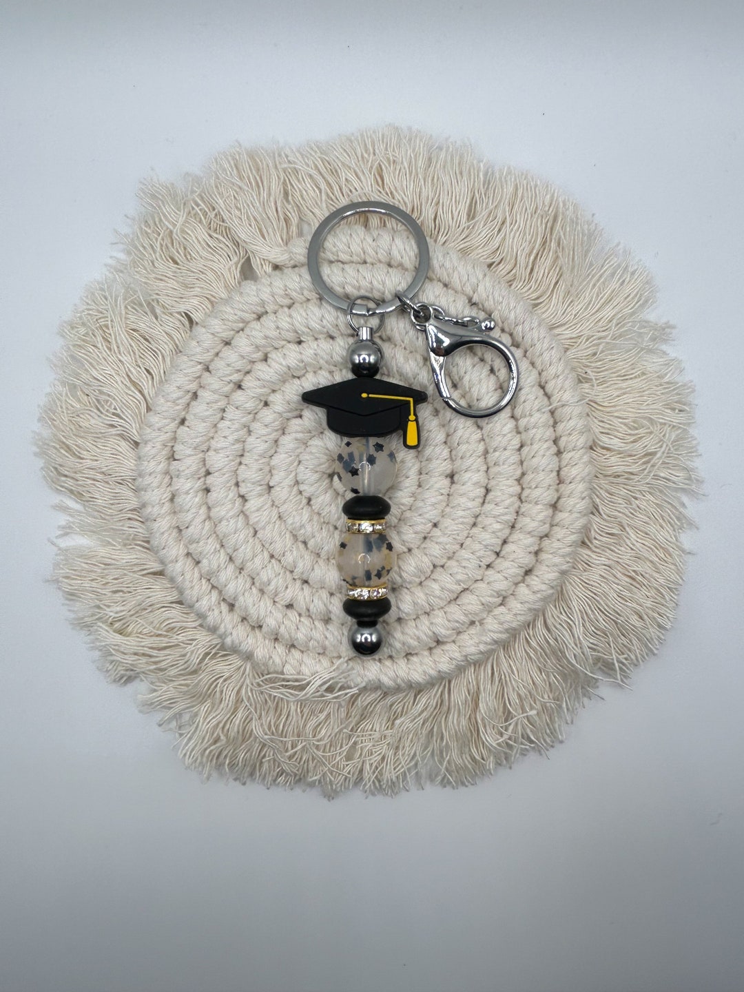 Graduation Keychain | Graduation Cap Keychain | Graduate Keychain ...