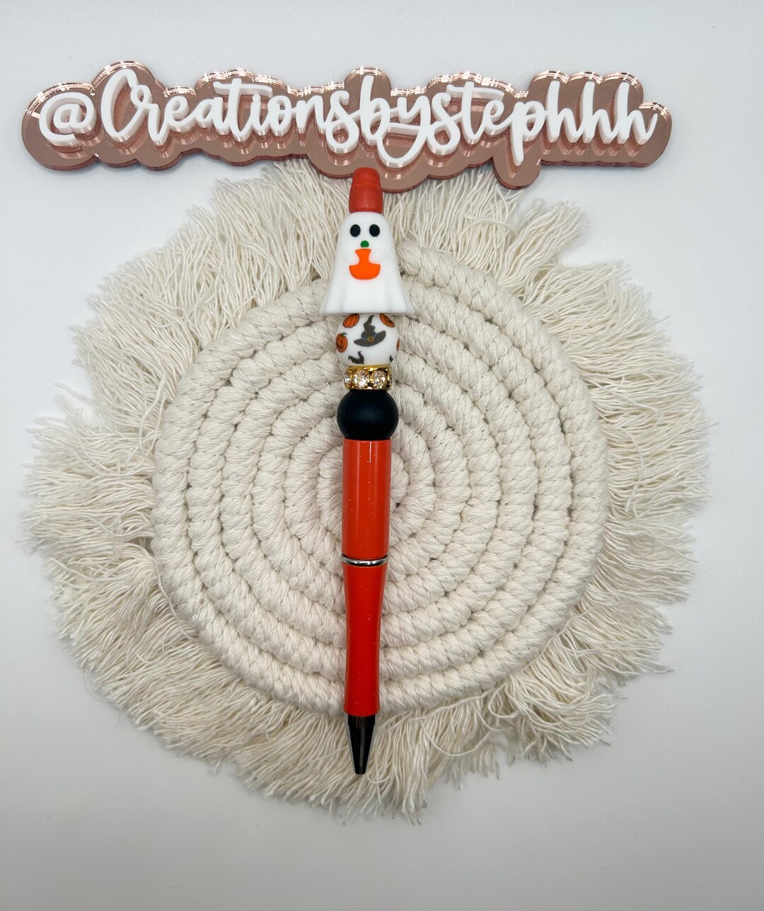 Ghost Pen | Cute Pumpkin Ghost Pen | Halloween Pen | Spooky Pen ...