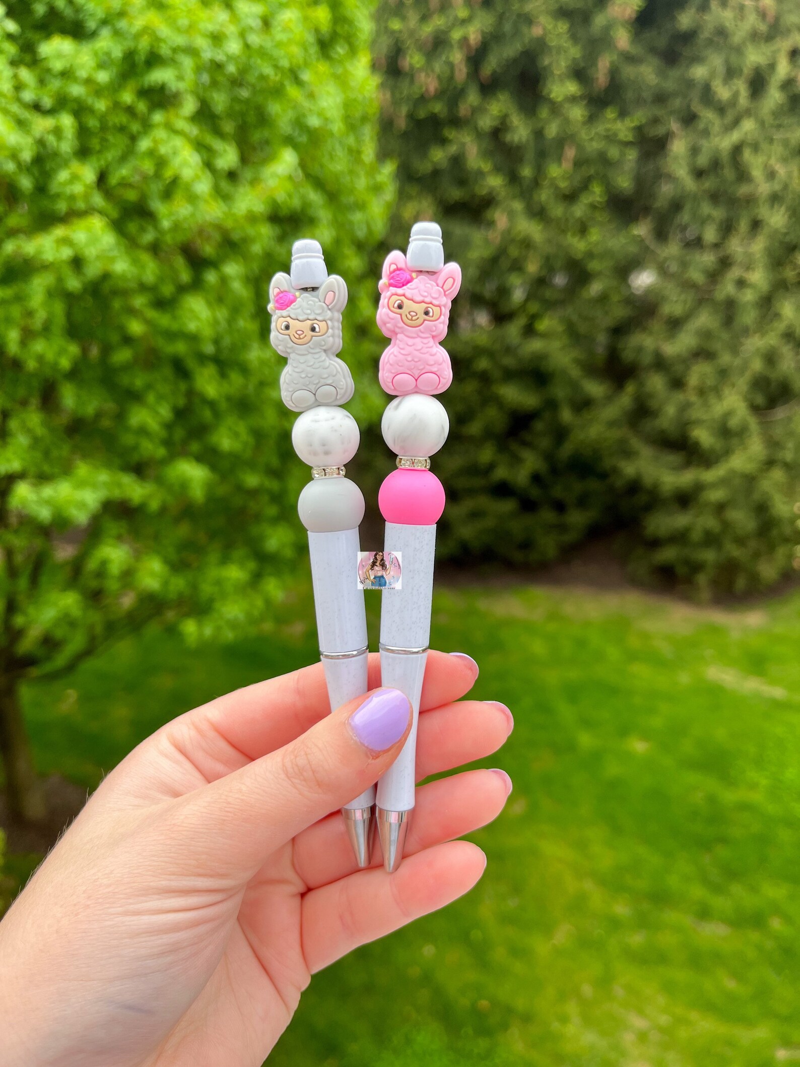 Llama Pen Llama Cute Llama Pen Beaded Pen Bead Pen - Etsy