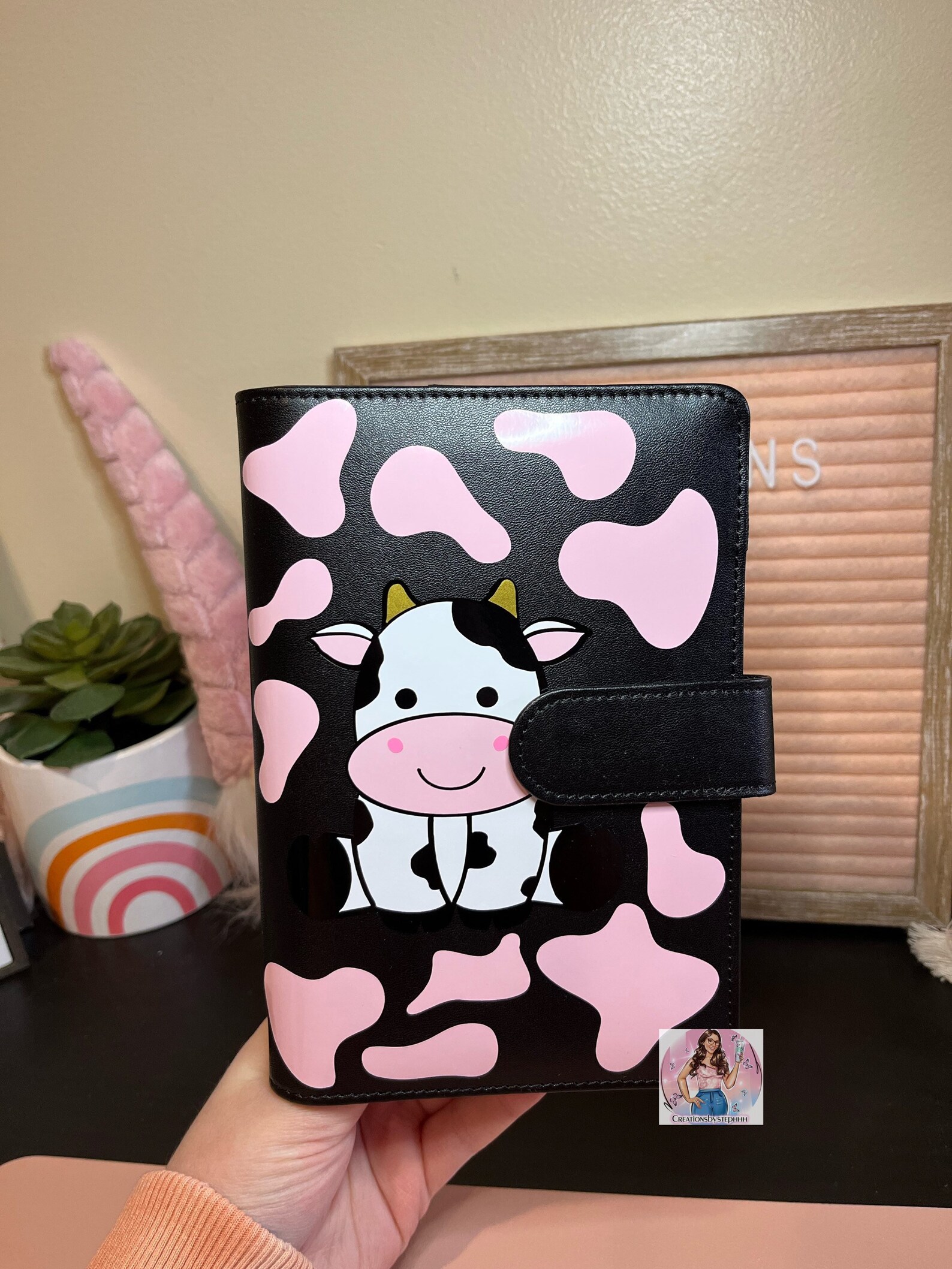 BLACK Cow Budget Binder Cow Print Budget Binder Cow - Etsy